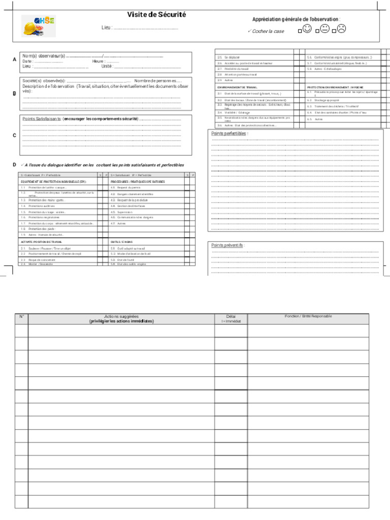 9 - RAPPORT DE VISITE DE SECURITE_Phoenix | PDF