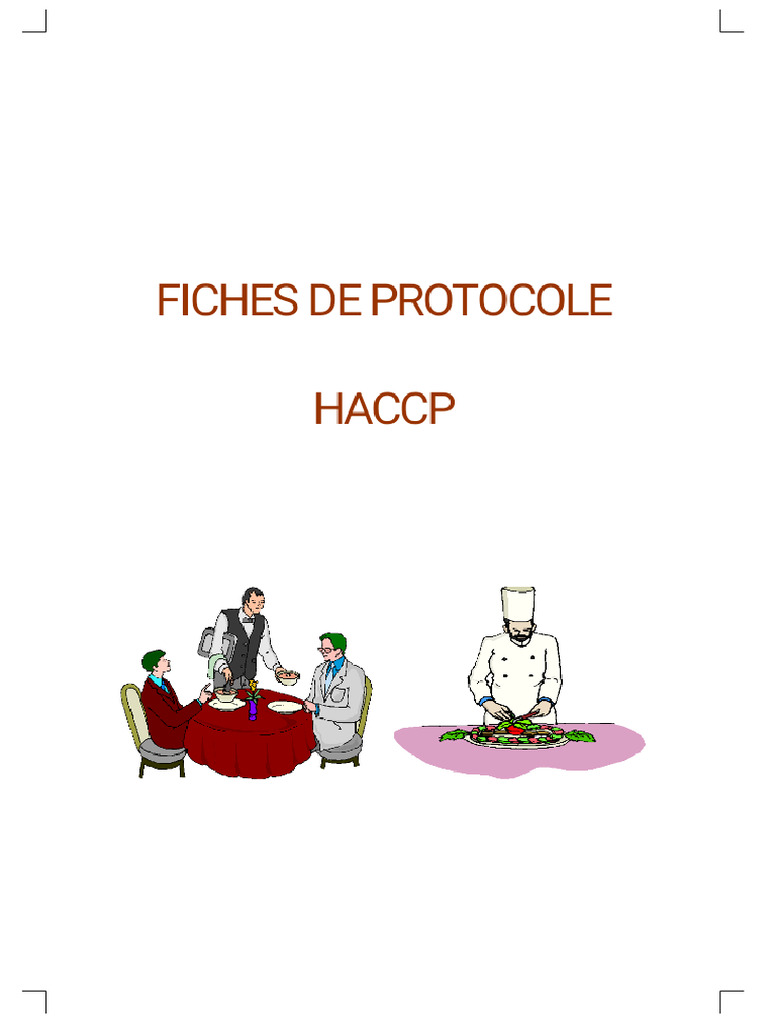 14 - EXEMPLES DE FICHES PROTOCOLE HACCP - Phoenix | PDF
