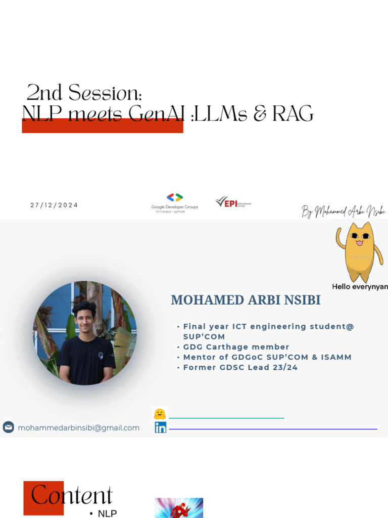 Nlp Meets Genai Llms Rag | PDF | Information Science | Learning
