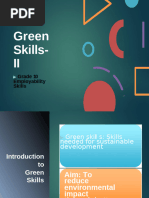 Green Skills Class 10 Notes | PDF | Sustainability | Sustainable ...