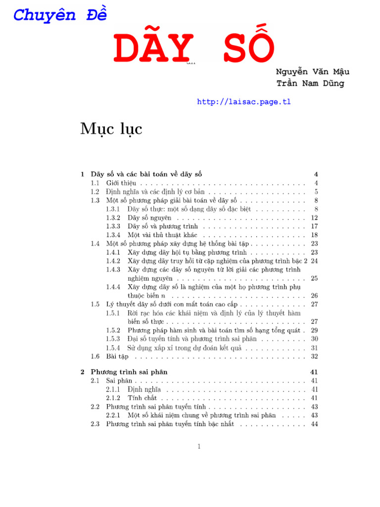 Tai Lieu Day So Nguyen Van Mau | PDF