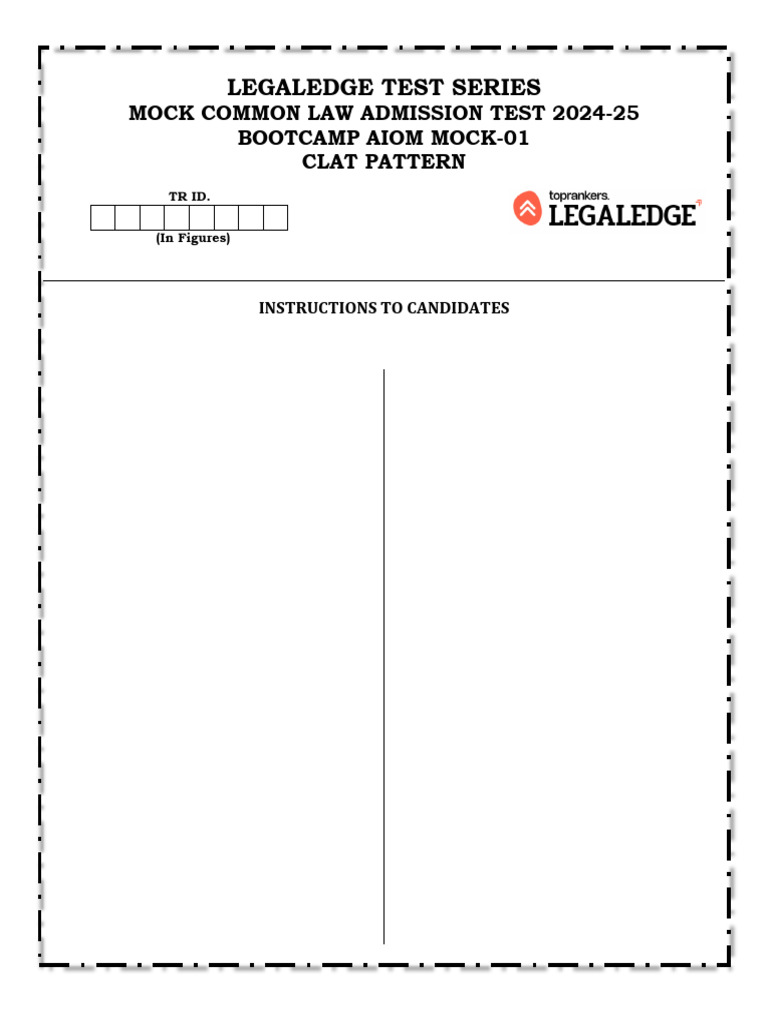 Bootcamp Mock 01 Question Paper (1) | PDF | Chaos Theory | United Nations