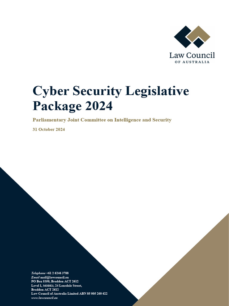 4610 - S - Cyber Security Legislative Package 2024 | PDF | Computer Security | Security