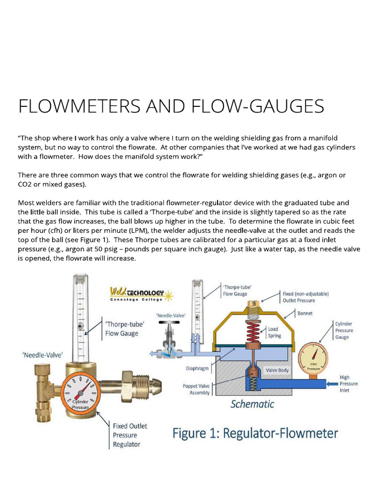 Flowmeter and Flow-Gauges | PDF