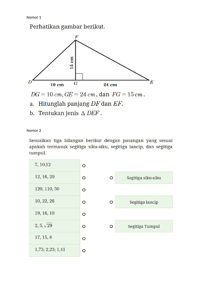 Kunci Jawaban Les MTK 04102024 | PDF