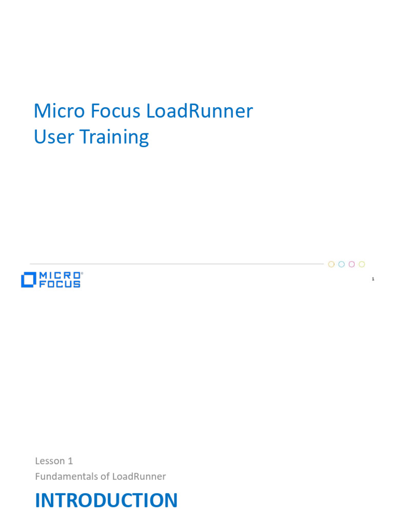 LoadRunner User Training Guide | PDF | World Wide Web | Internet & Web