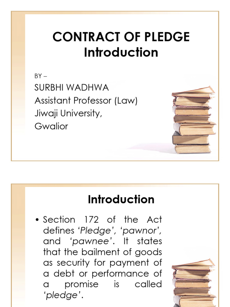 20 - Pledge - Introduction | PDF