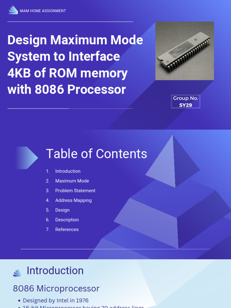 8086 Processor | PDF | Central Processing Unit | Read Only Memory