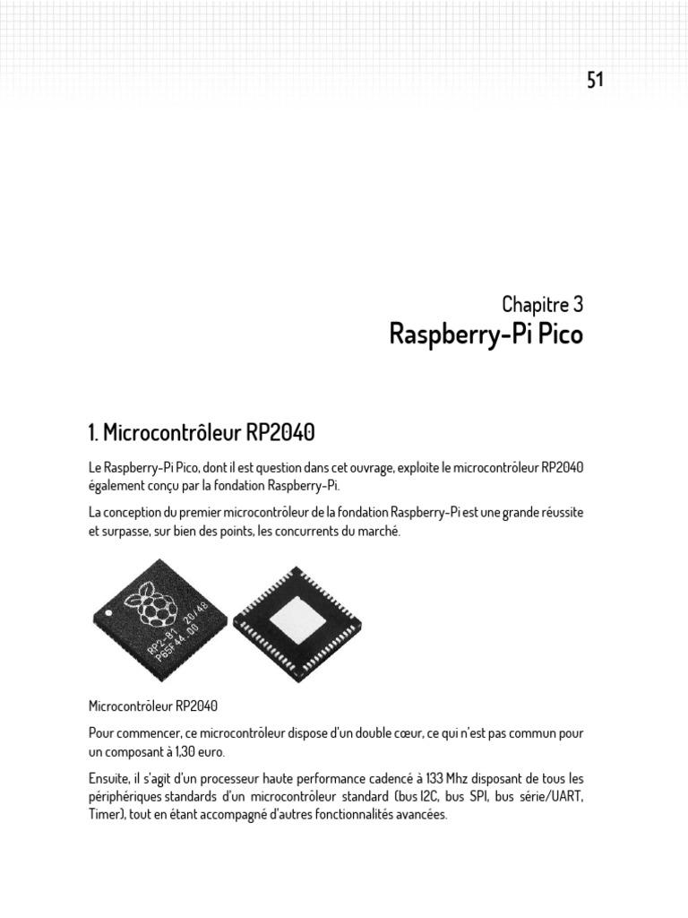Programmation du Raspberry Pi Pico | PDF | Tarte aux framboises ...