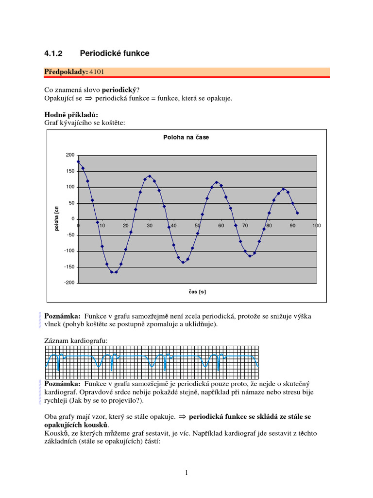 02 Periodické Funkce | PDF