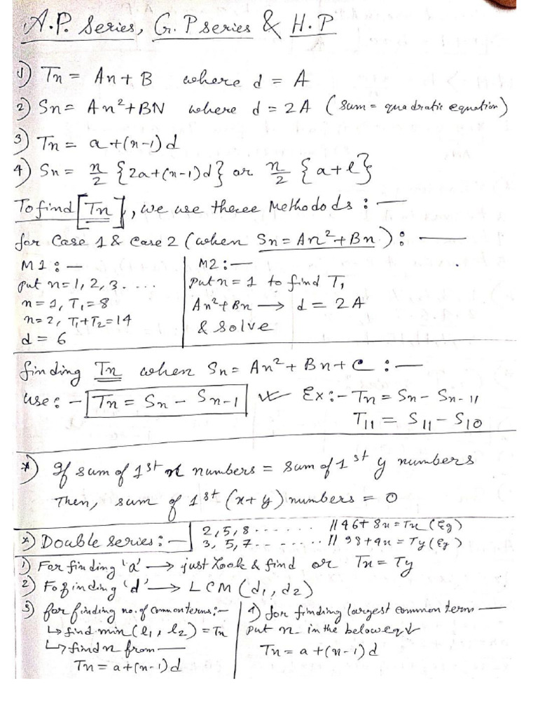 Algebra Notes | PDF
