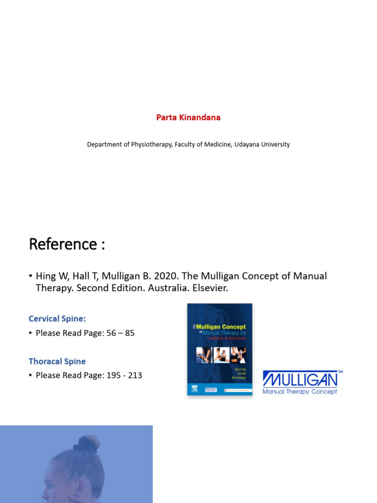 Mulligan Technique for Spine Therapy | PDF | Anatomical Terms Of Motion ...