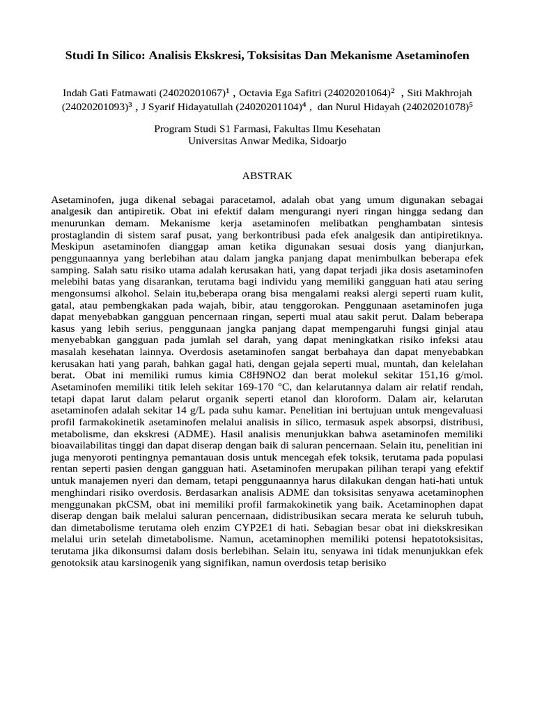 1.-Templet-jurnal-laporan-praktikum-Kimia-medisinal (2) | PDF 1.-Templet-jurnal-laporan-praktikum-Kimia-medisinal (2) | PDF