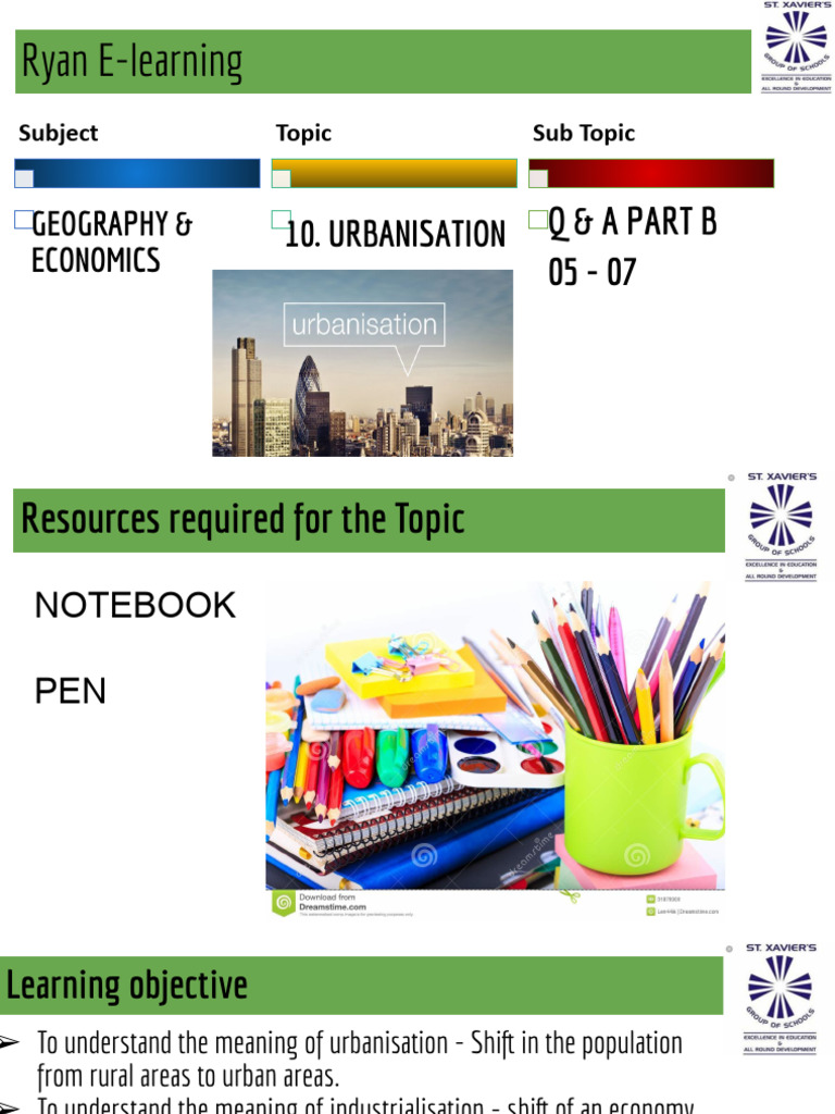 Urbanisation Q&A: Key Concepts Explained | PDF | Urbanization | Human Migration