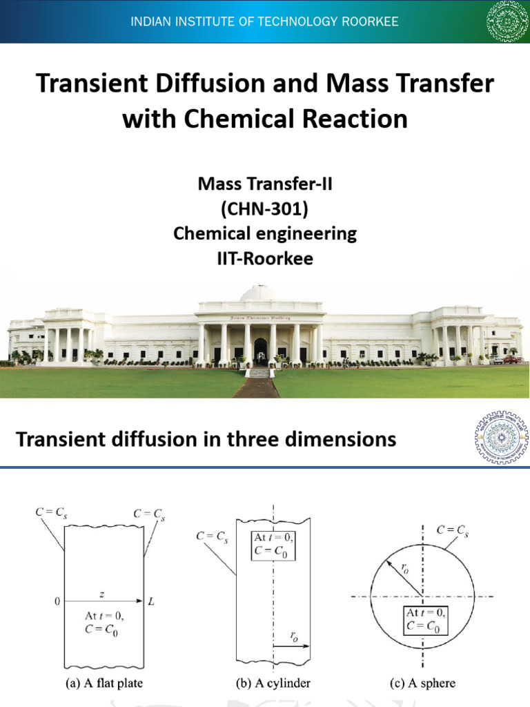 Transient Diffusion in Chemical Reactions | PDF | Adsorption | Chemical ...
