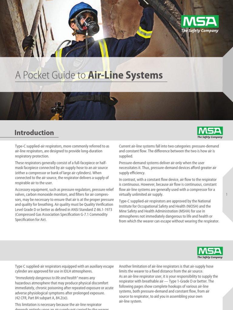 A Pocket Guide To Air-Line Systems Bulletin - EN | PDF