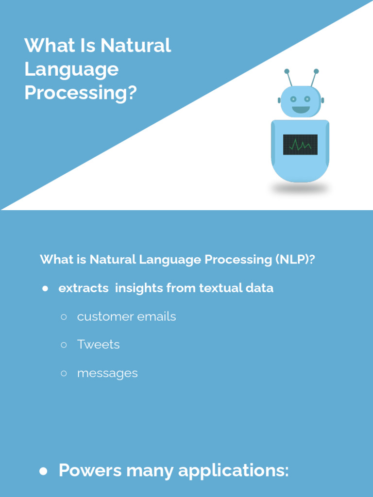 01 What Is Natural Language Processing | PDF