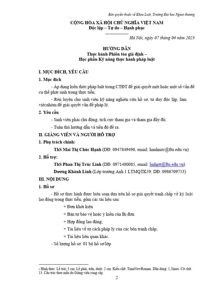 Huong dan thuc hien PTGD | PDF