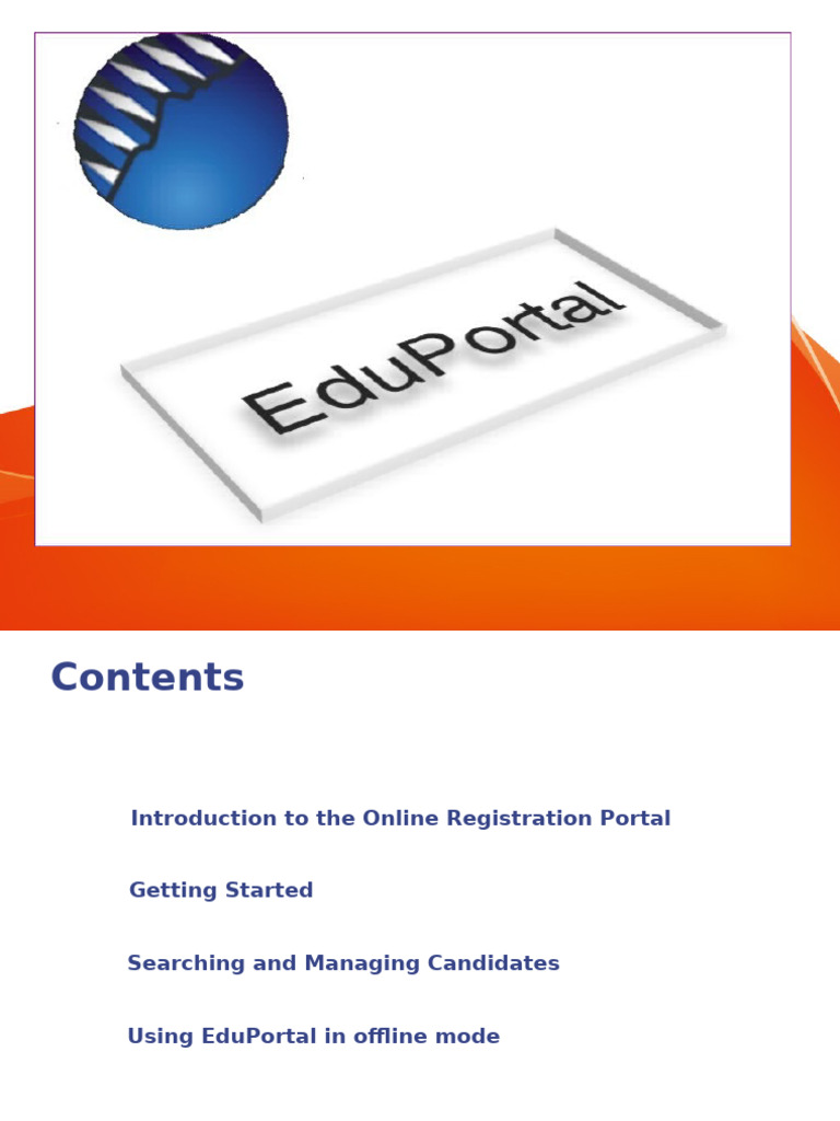 Online Registration Portal Guide | PDF
