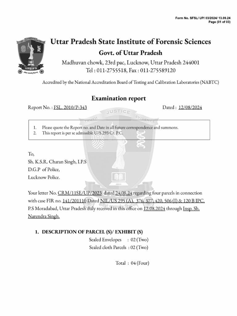 04 Evidence Examination Report - MERGED | PDF