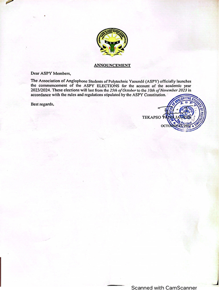 Announcement | PDF