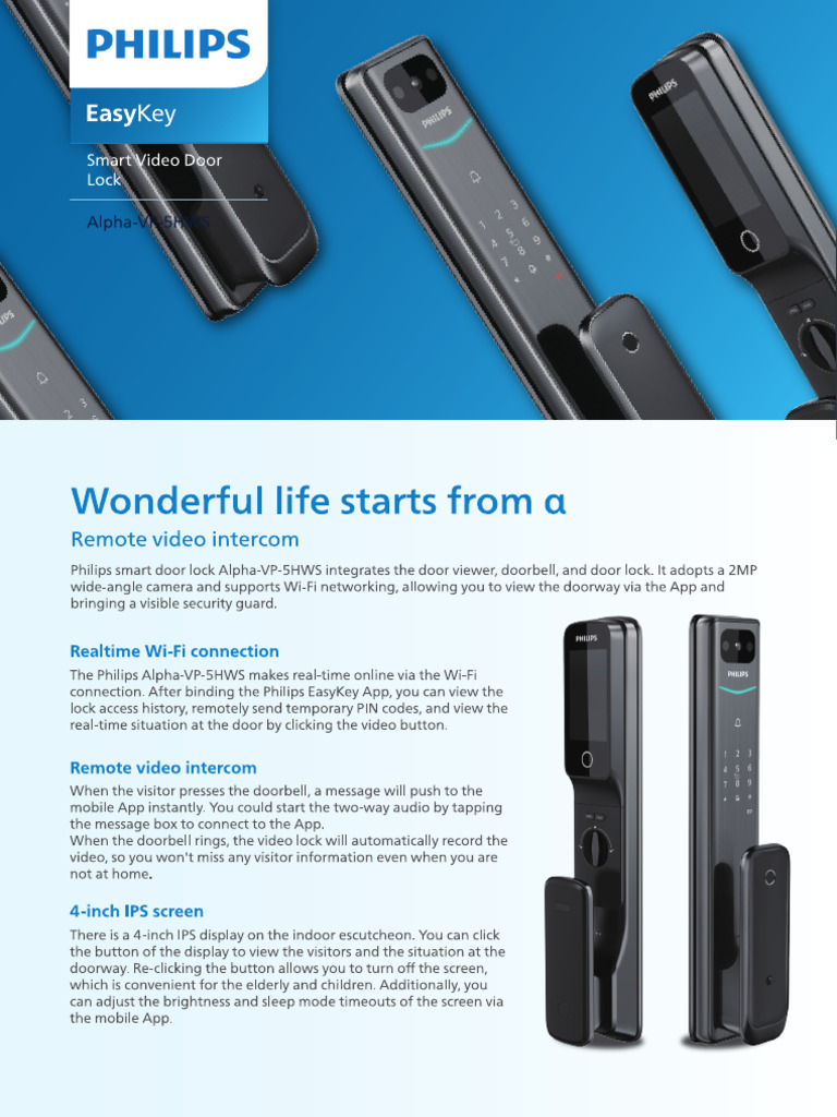 Alpha VP 5HW - 英文版 | PDF