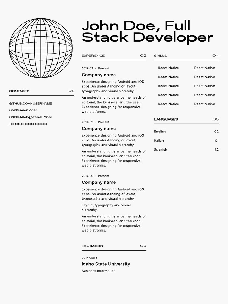 Main Component - Name - CV@2x | PDF | Mobile App | Ios