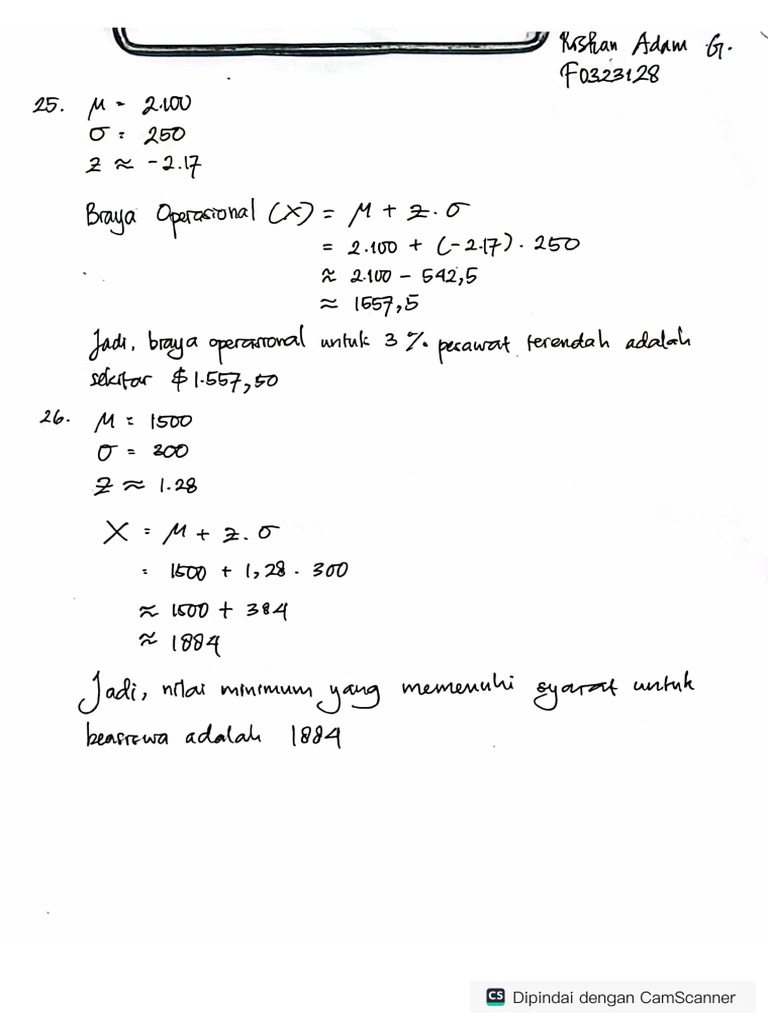 F0323128 Roshan Adam LatSol Statbis | PDF