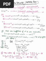 (Handwritten Solutions) JEE Mains JAN 2025 PYQs - Binomial Theorem | PDF | Abstract Algebra ...