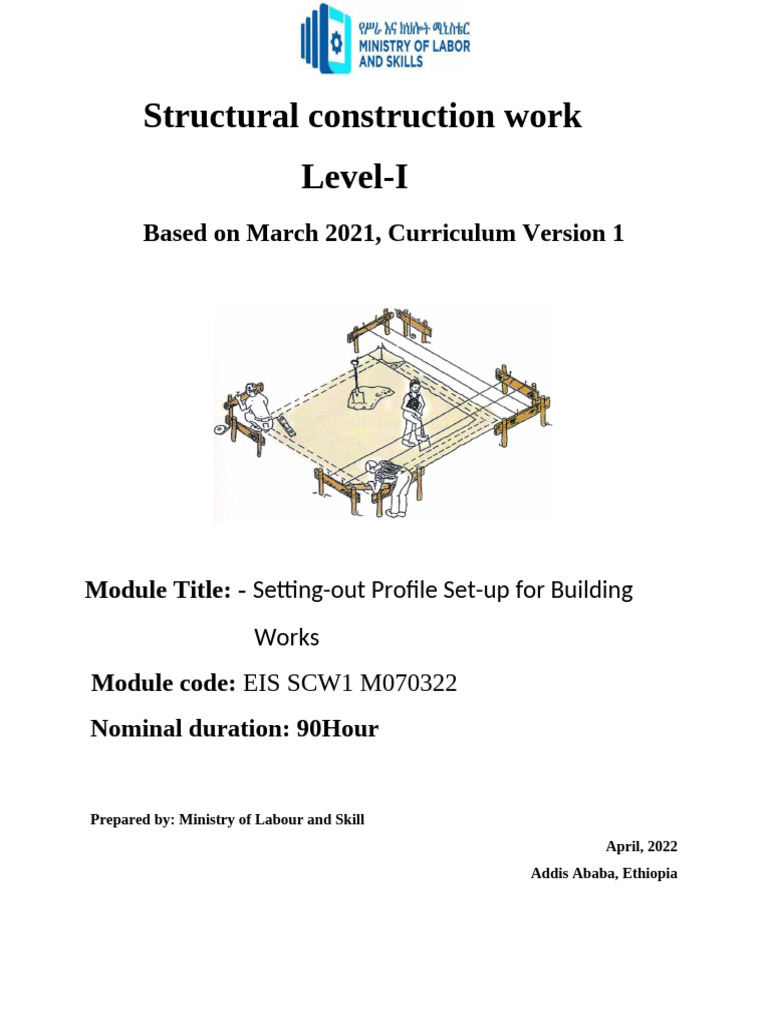 M07 Setting-Out Profile | PDF | Occupational Safety And Health ...