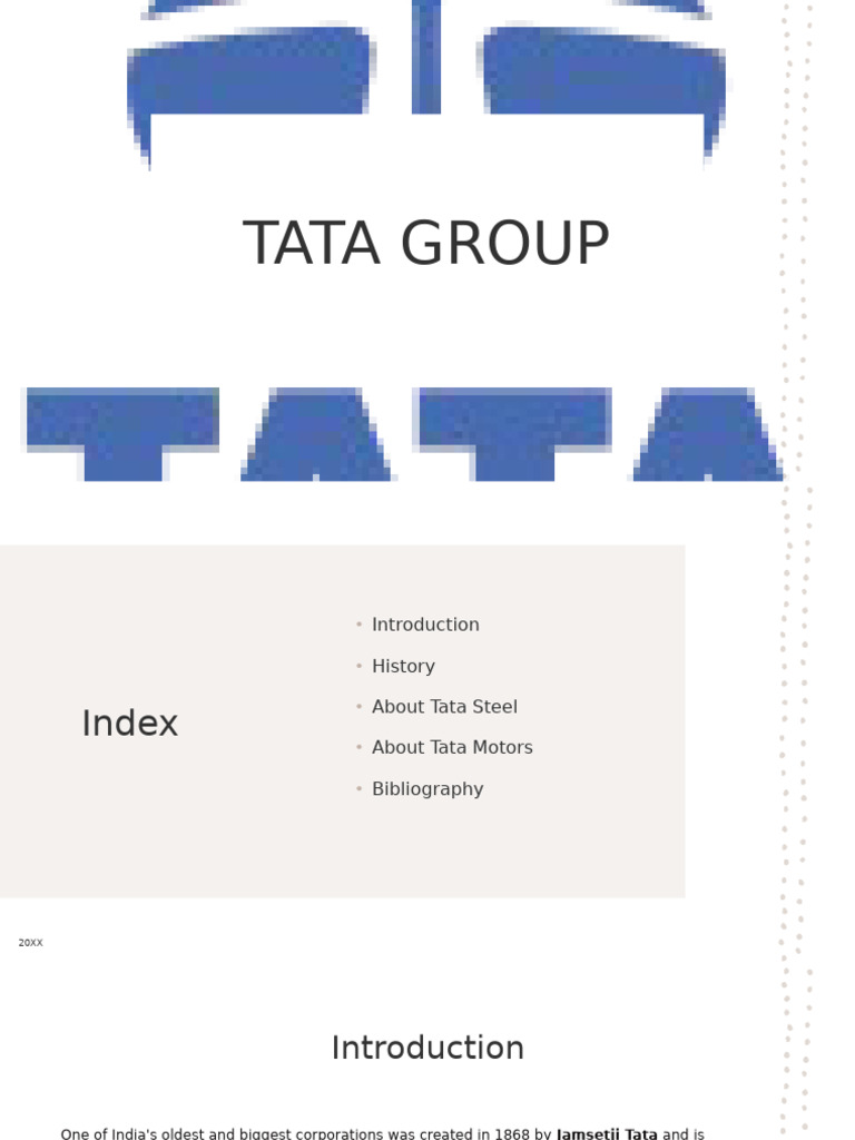 TATA GROUP Final | PDF