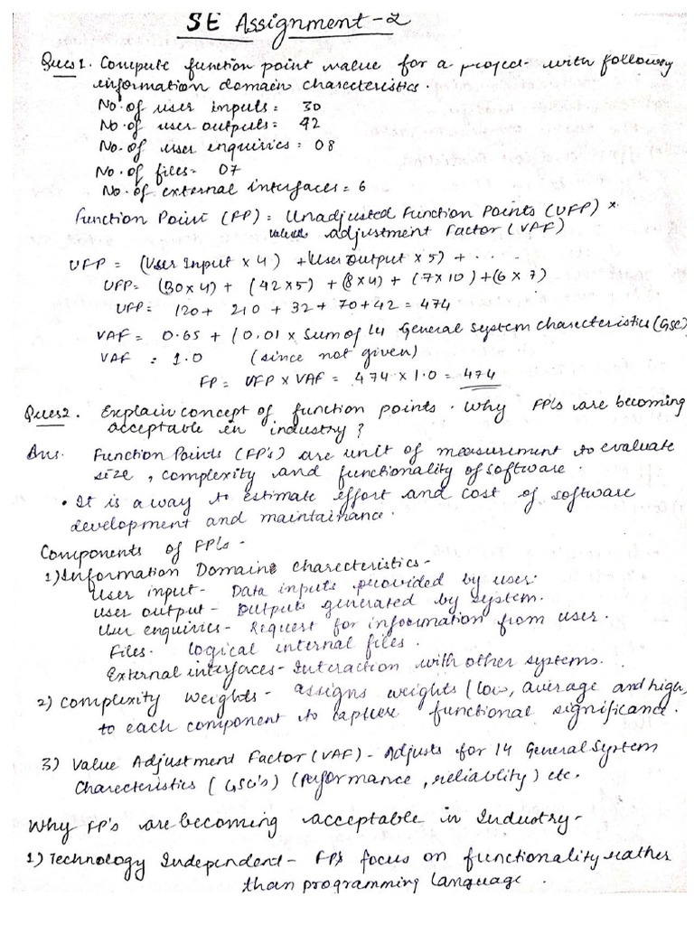 se assignment(2) | PDF