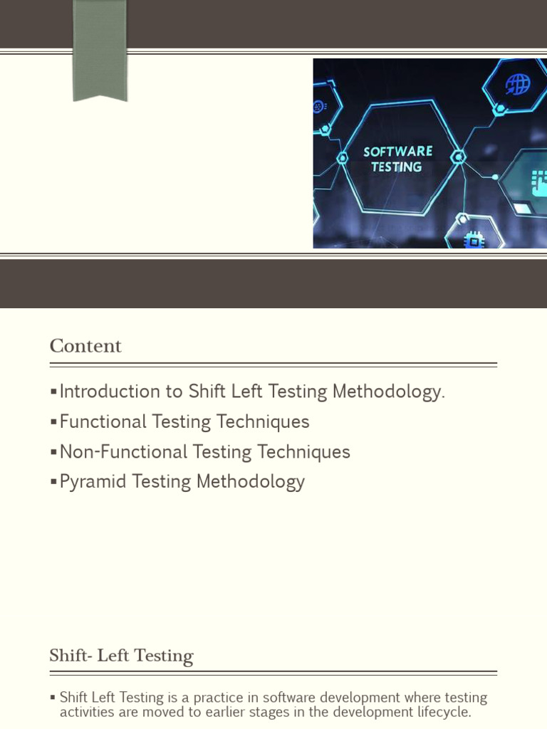 Shift Left Testing in Software Quality | PDF | Software Testing | Unit ...