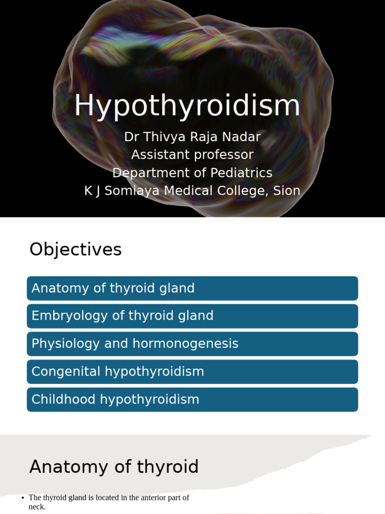Understanding Childhood Hypothyroidism | PDF | Thyroid | Hypothyroidism