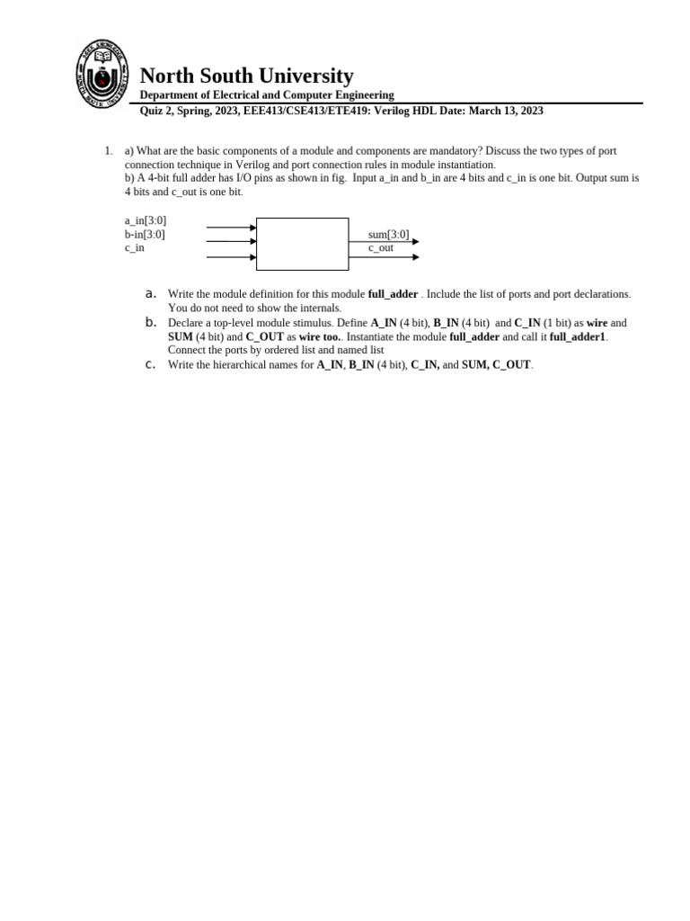 Quiz 2 - Chapter 4 | PDF
