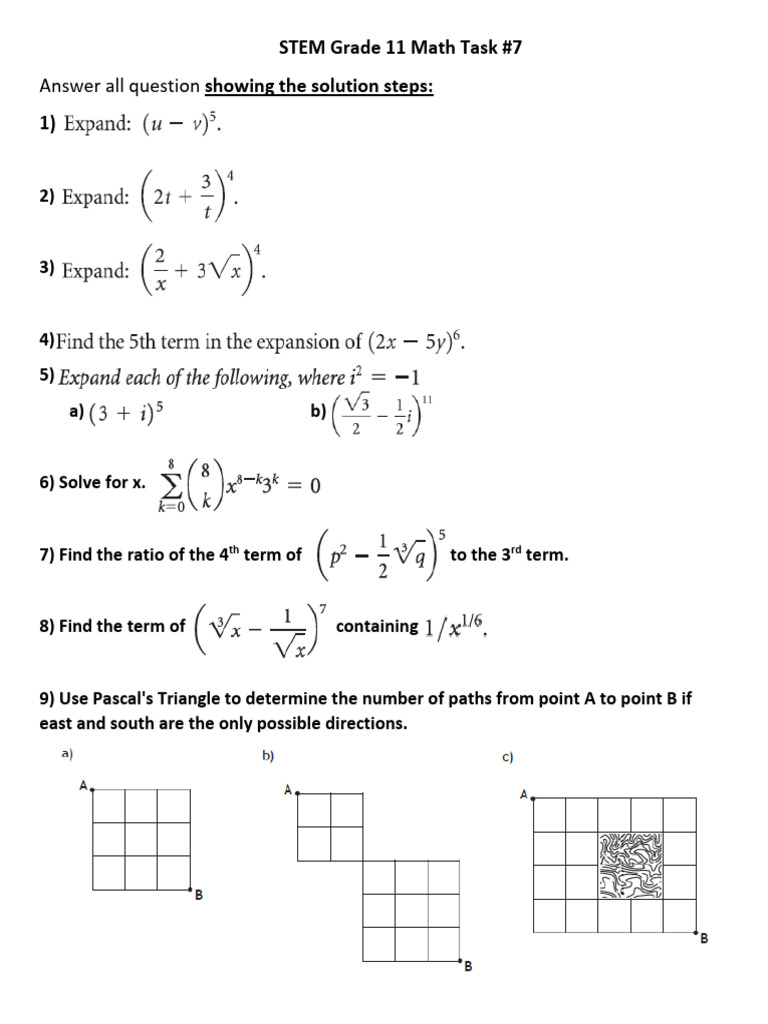 Math HW 7 G11 | PDF