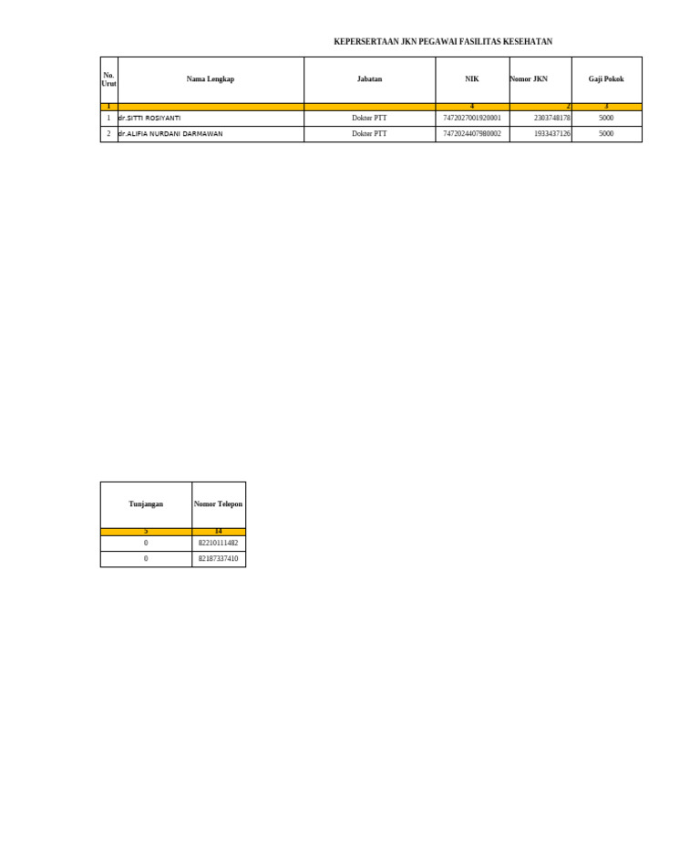 BPJS DOKTER PTT Book1 | PDF