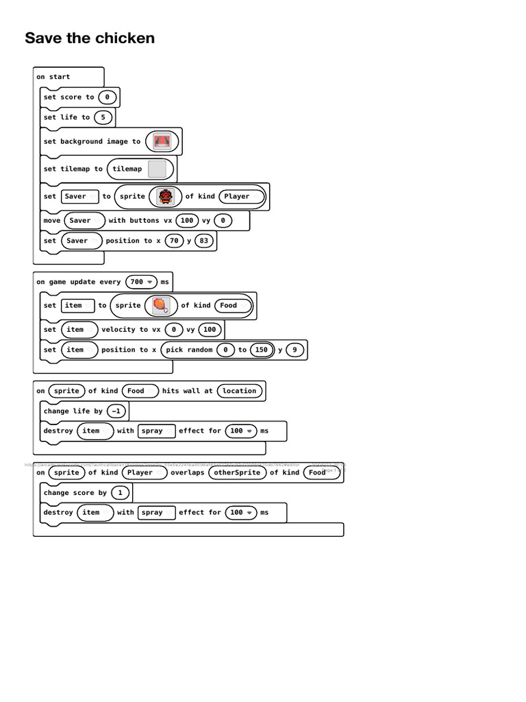 Save the Chicken Game Mechanics | PDF