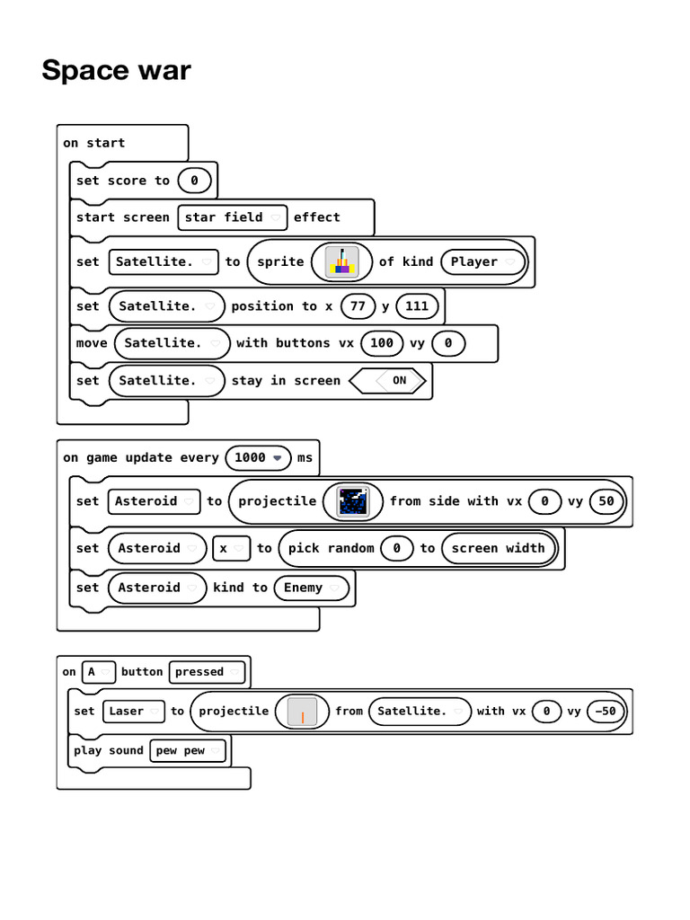 Space War Pdf