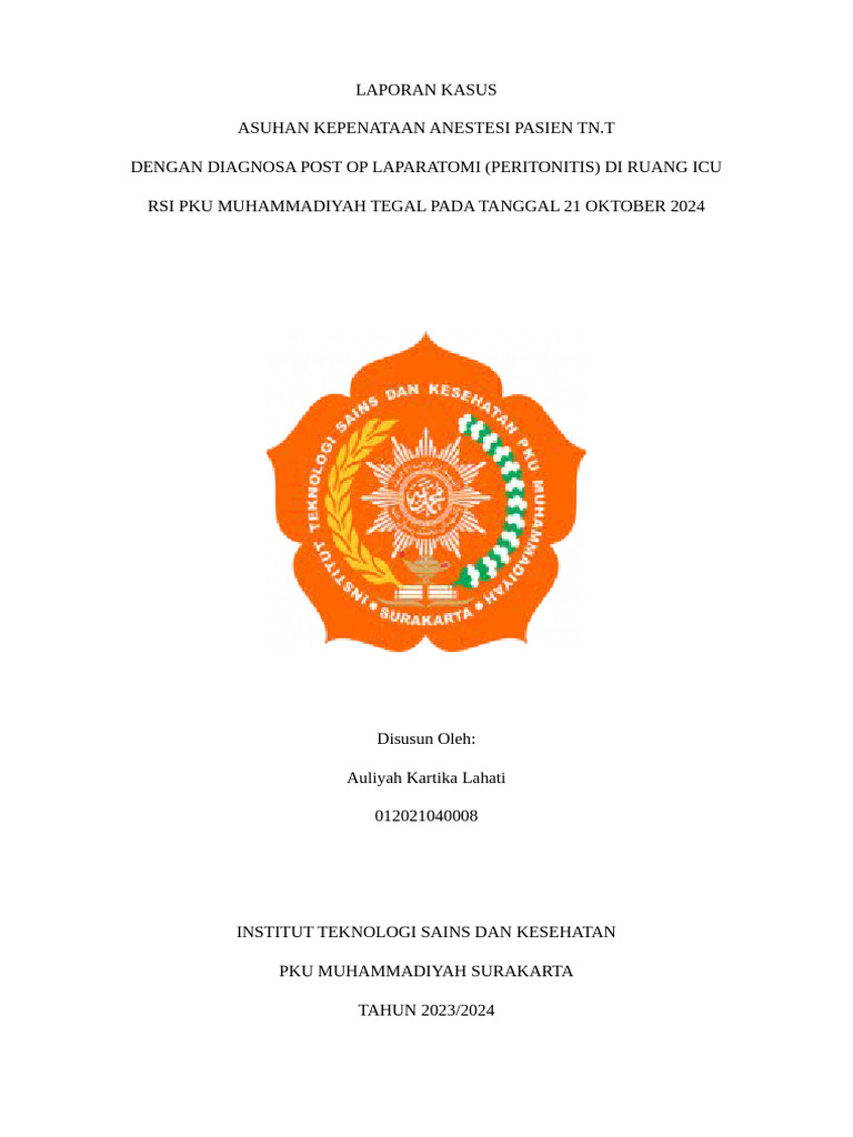 LP ICU 2 Peritonitis | PDF