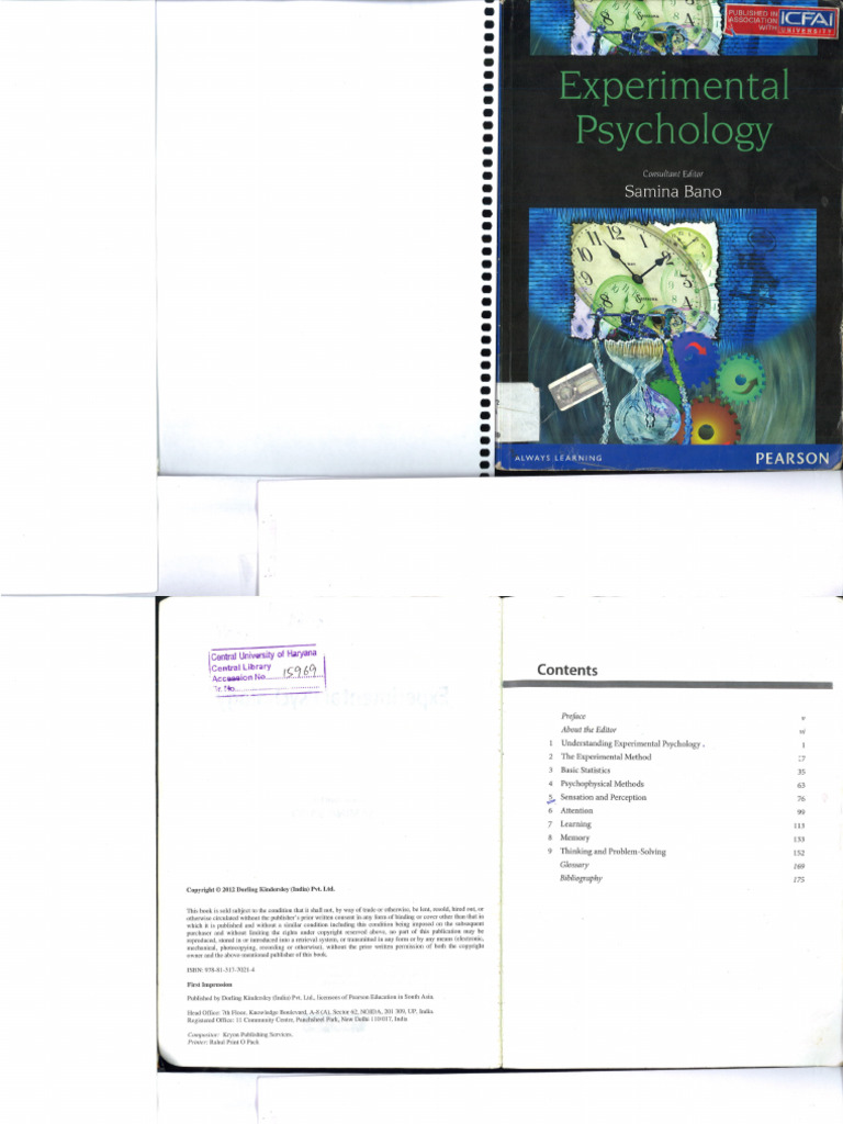 Experimental Psychology | PDF