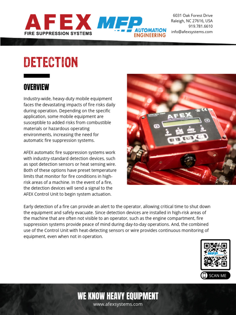 AFEX Fire Suppression Systems Overview | PDF | Electrical Connector ...