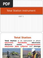 Total Station Angle and Distance Measurement | PDF | Surveying | Angle