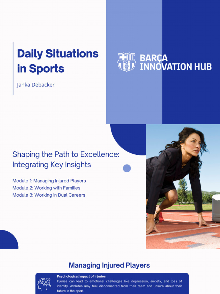 Barca - Daily Situations in Sports - Activity 1 | PDF