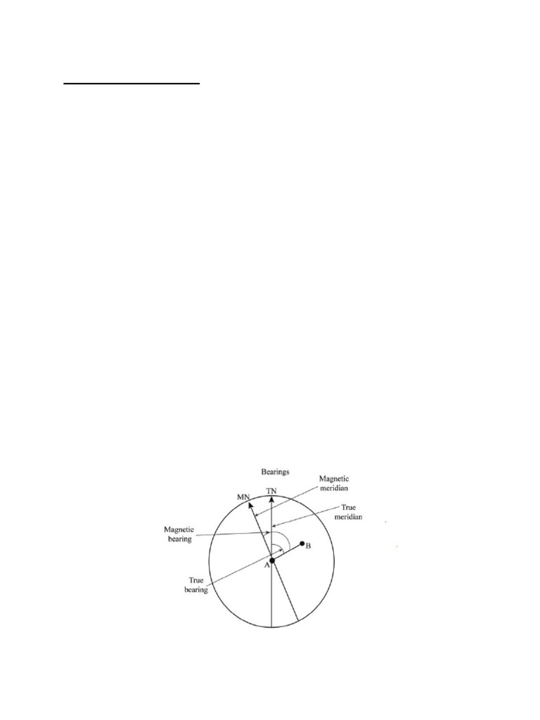angel and direction | PDF | Compass | Surveying