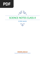 Class 10 Science Ch1 Detailed Notes | PDF | Chemical Reactions | Redox