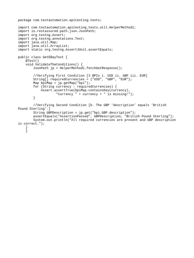 Get EBay Test | PDF