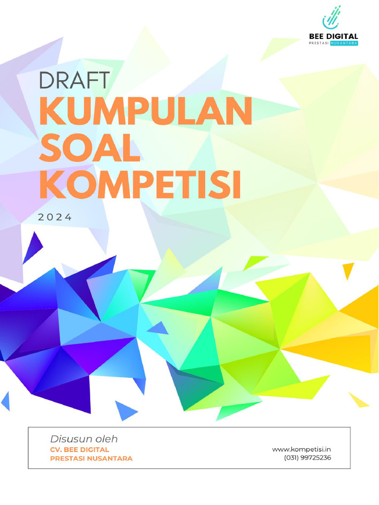 Draft Soal Kompetisi 2024 - Paket 02 | PDF