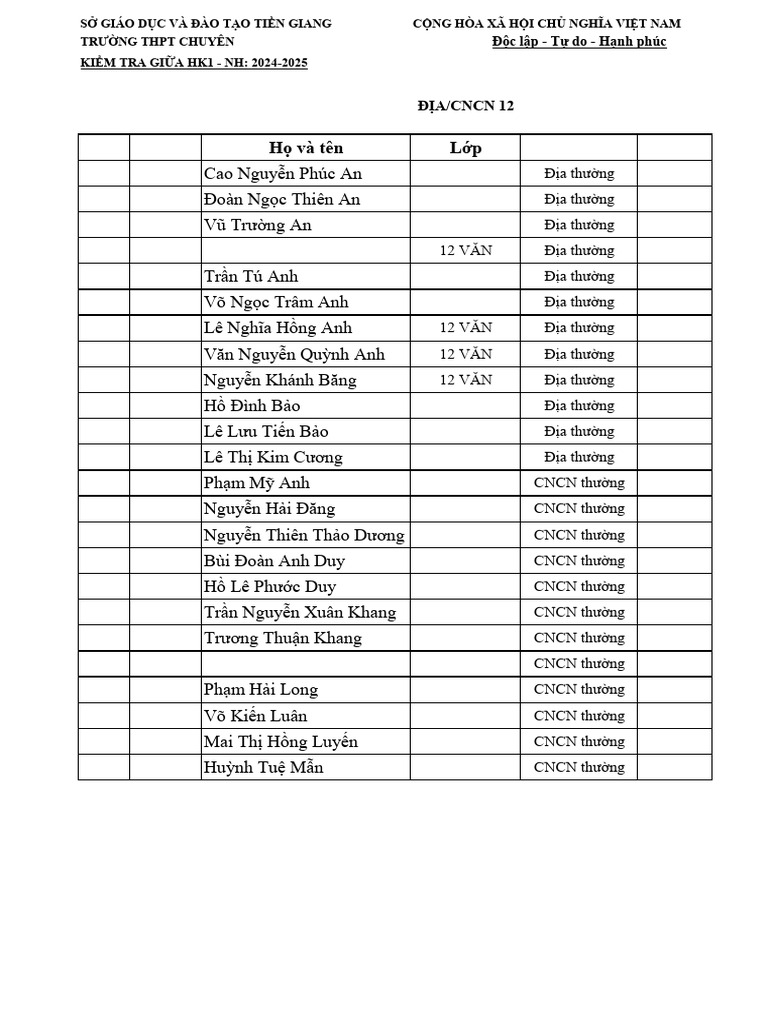 NGÀY 12.11-CA 3-ĐỊA, CNCN 12+SINH,KTPL,CNCN 10 | PDF