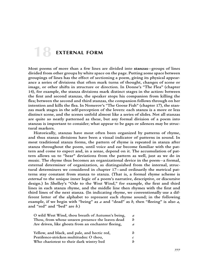 External Form | PDF | Poetry | Rhyme External Form | PDF | Poetry | Rhyme